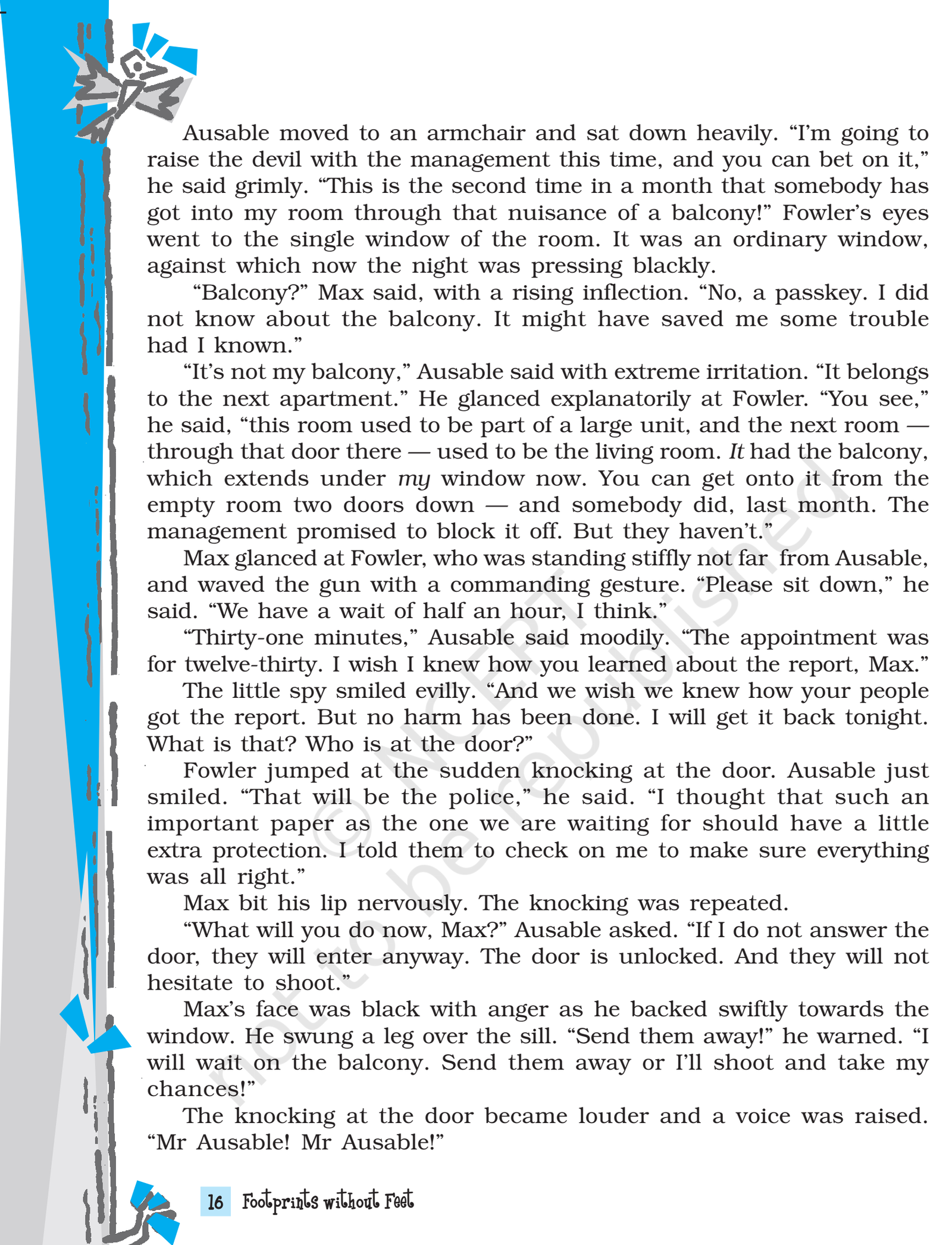 NCERT Book Class 10 (English) Chapter 3 The Midnight Visitor