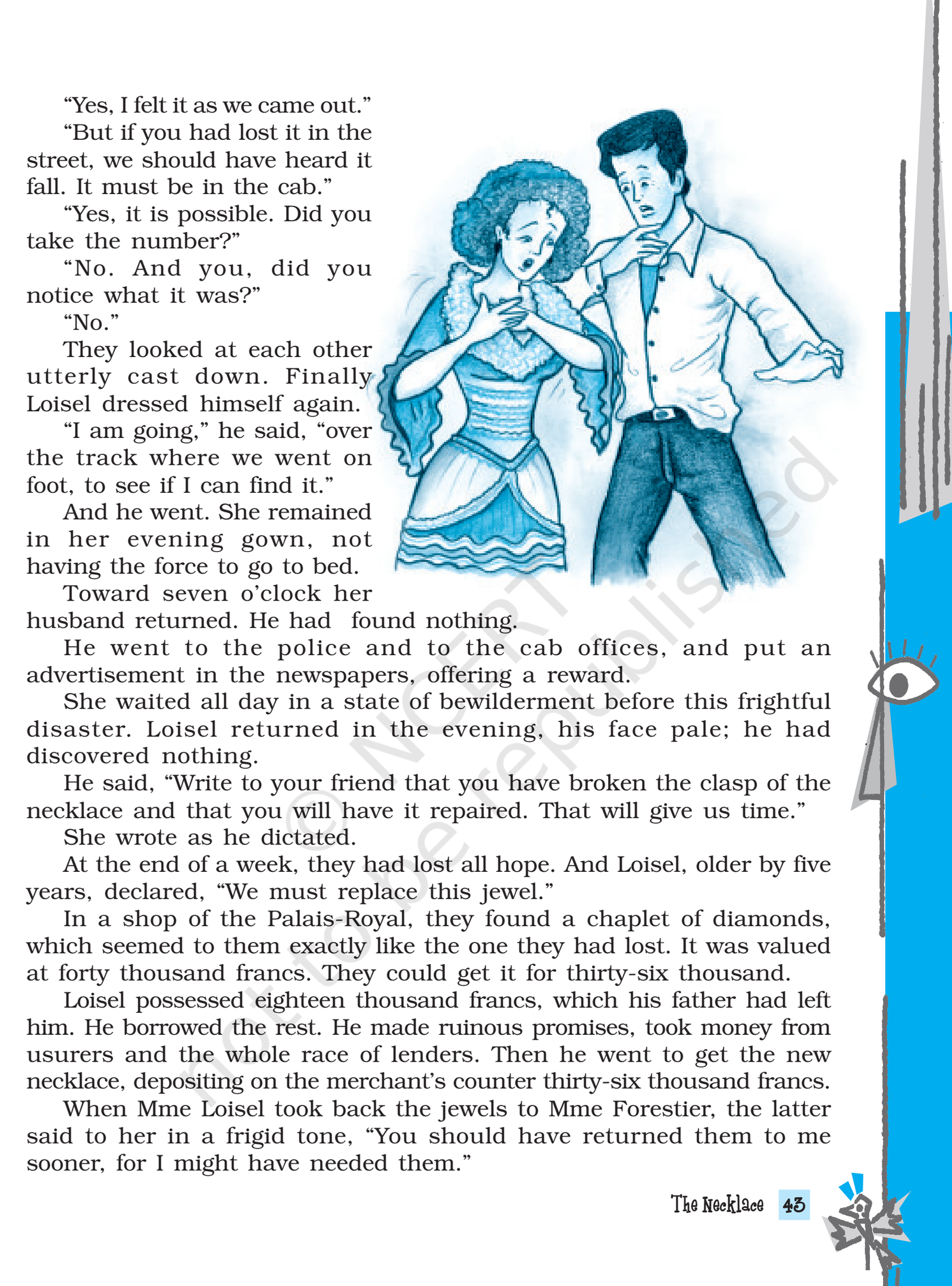 NCERT Book Class 10 English Chapter 7 The Necklace ncert-book-class-10-english-chapter-7-the-necklace