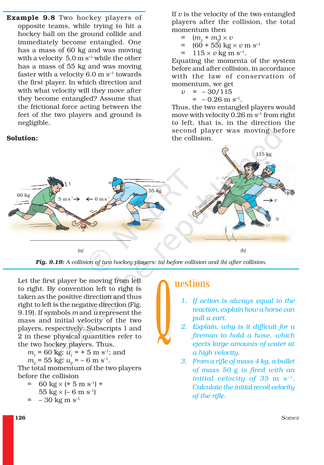 NCERT Book Class 9 (Science) Chapter 9 Force and Laws of Motion