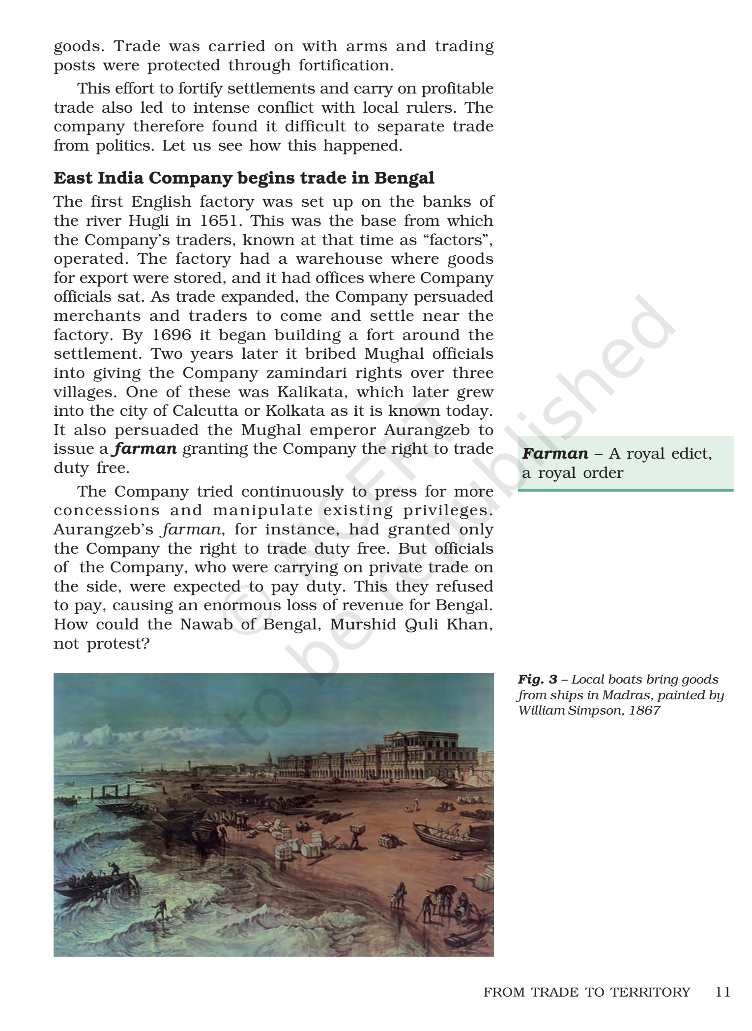NCERT Book Class 8 (History) Chapter 2 From Trade to Territory
