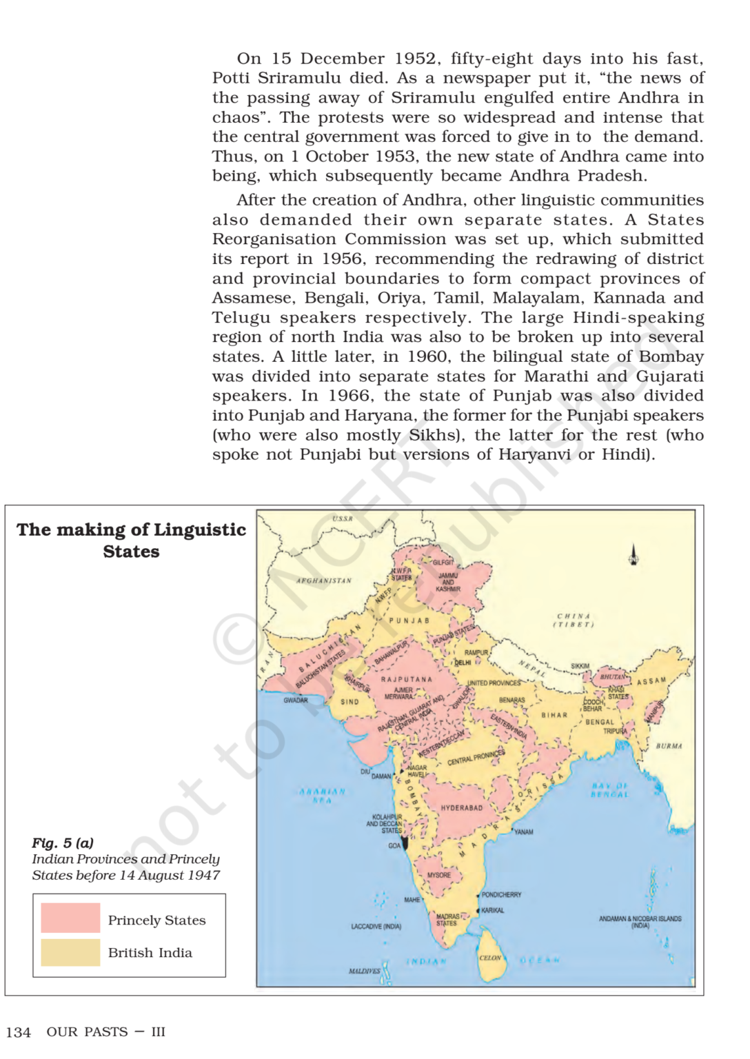 NCERT Book Class 8 (History) Chapter 10 India after Independence