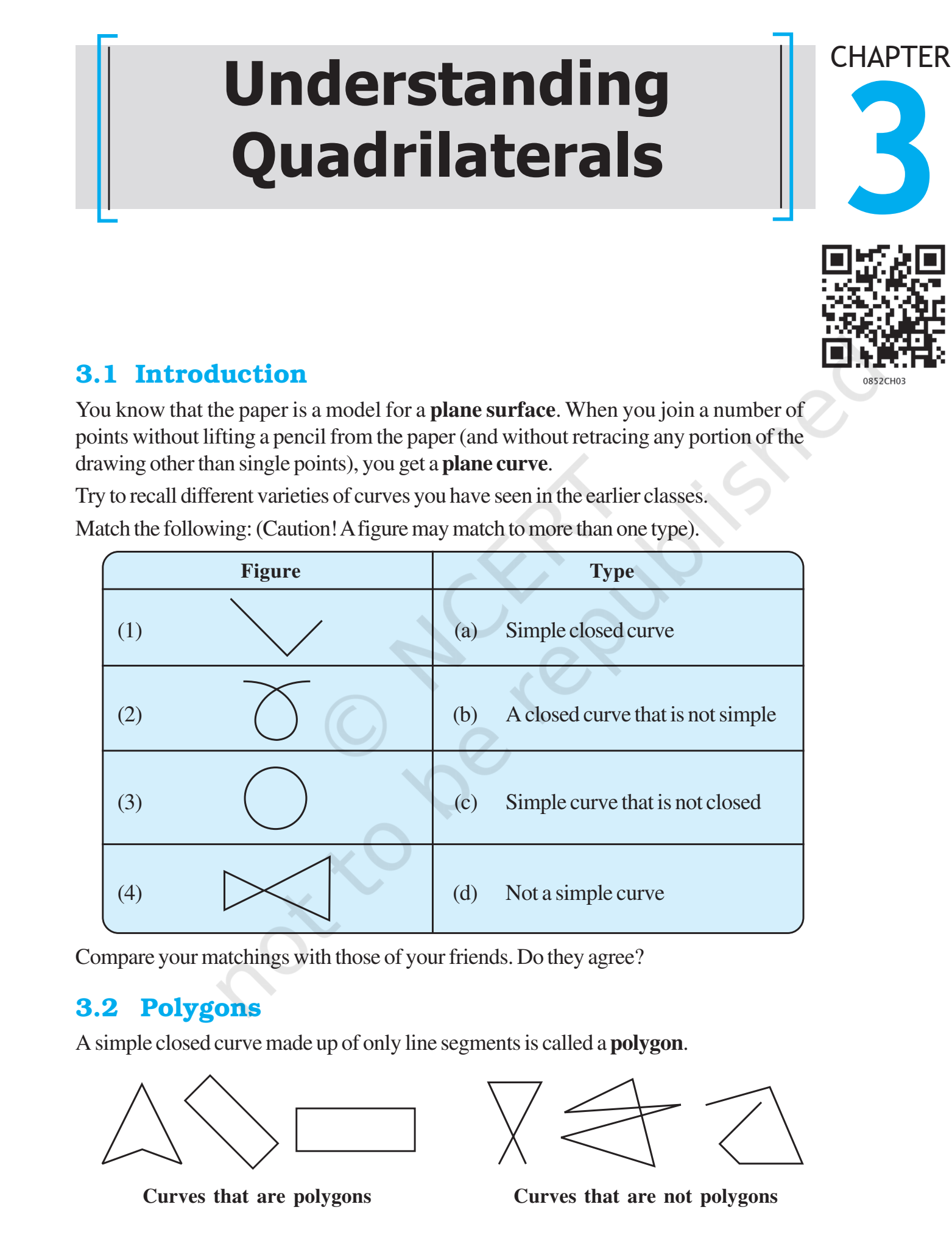 NCERT Book Class 8 (Maths) Chapter 3 Understanding Quadrilateral