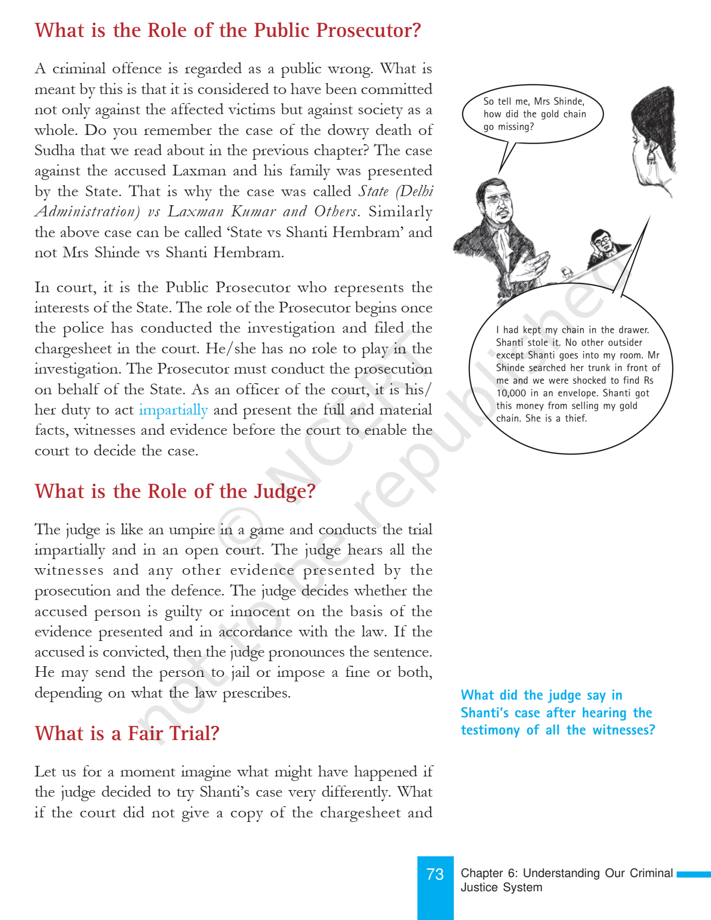 NCERT Book Class 8 (Civics) Chapter 6 Understanding Our