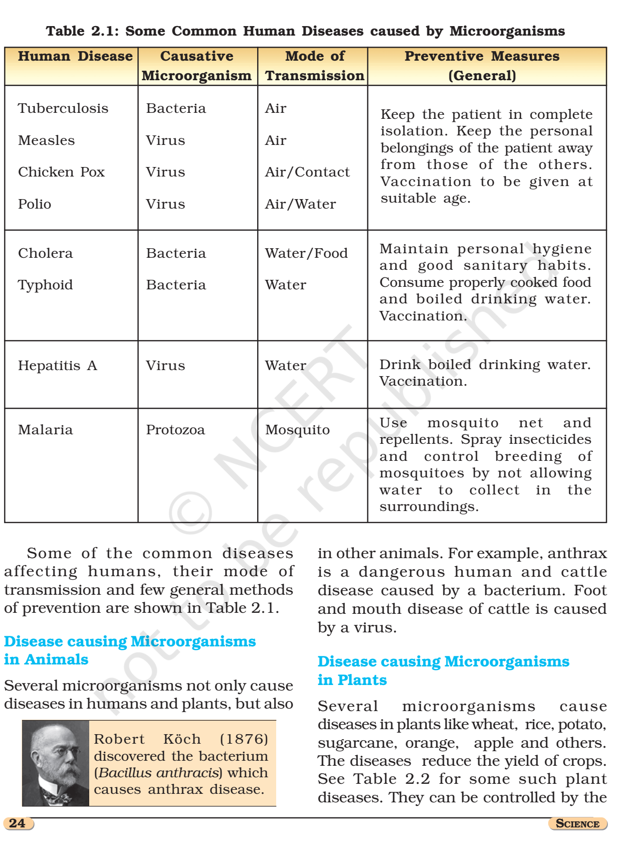 NCERT Book Class 8 (Science) Chapter 2 Microorganisms: Friend and Foe