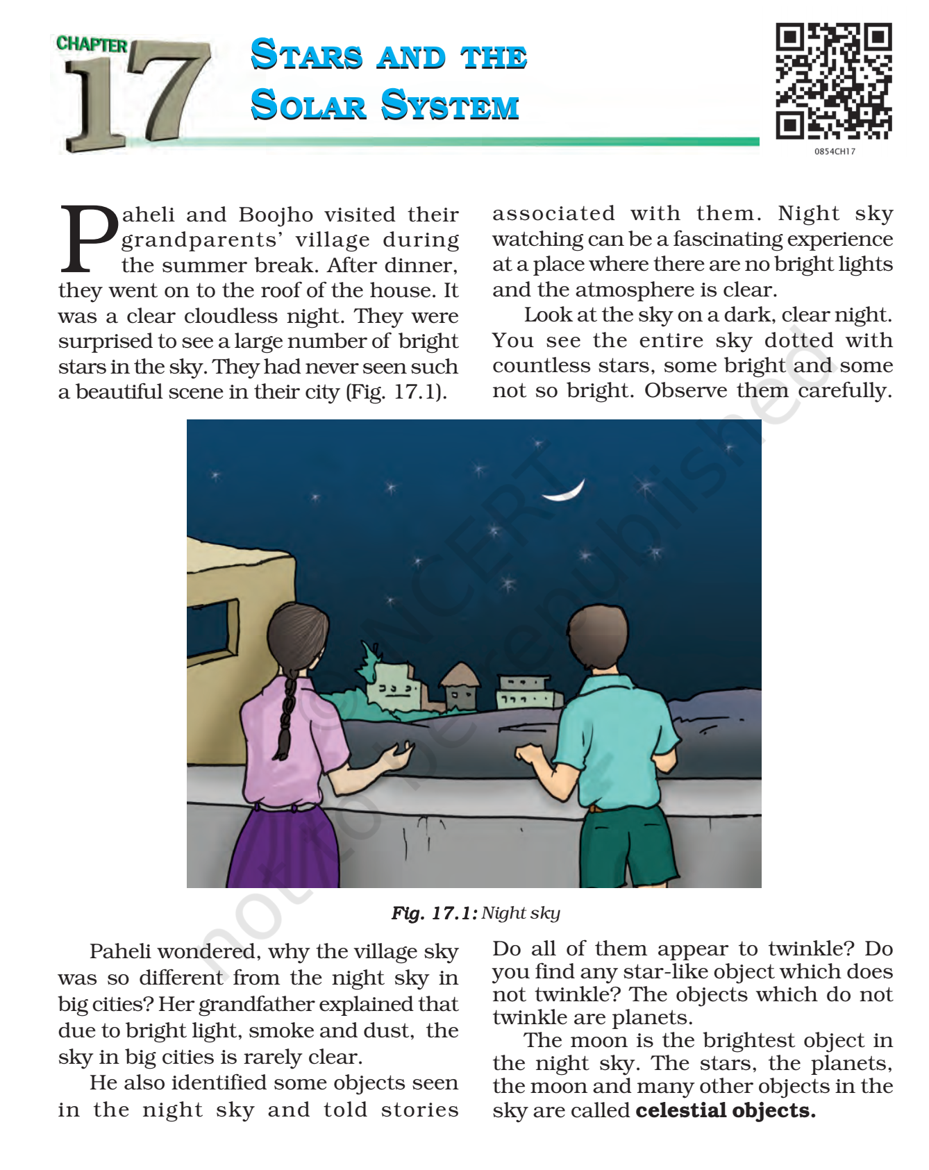 NCERT Book Class 8 (Science) Chapter 17 Stars and the Solar System