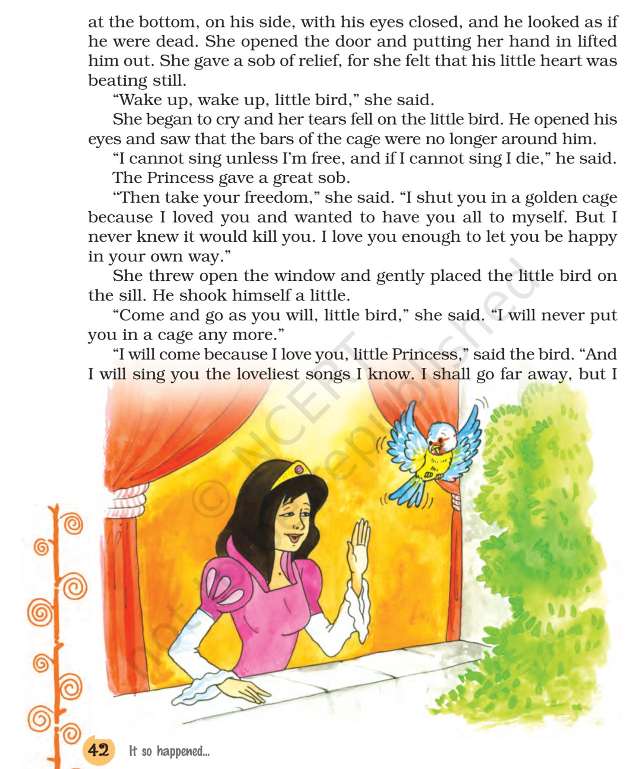 NCERT Book Class 8 English Chapter 5 Princess September