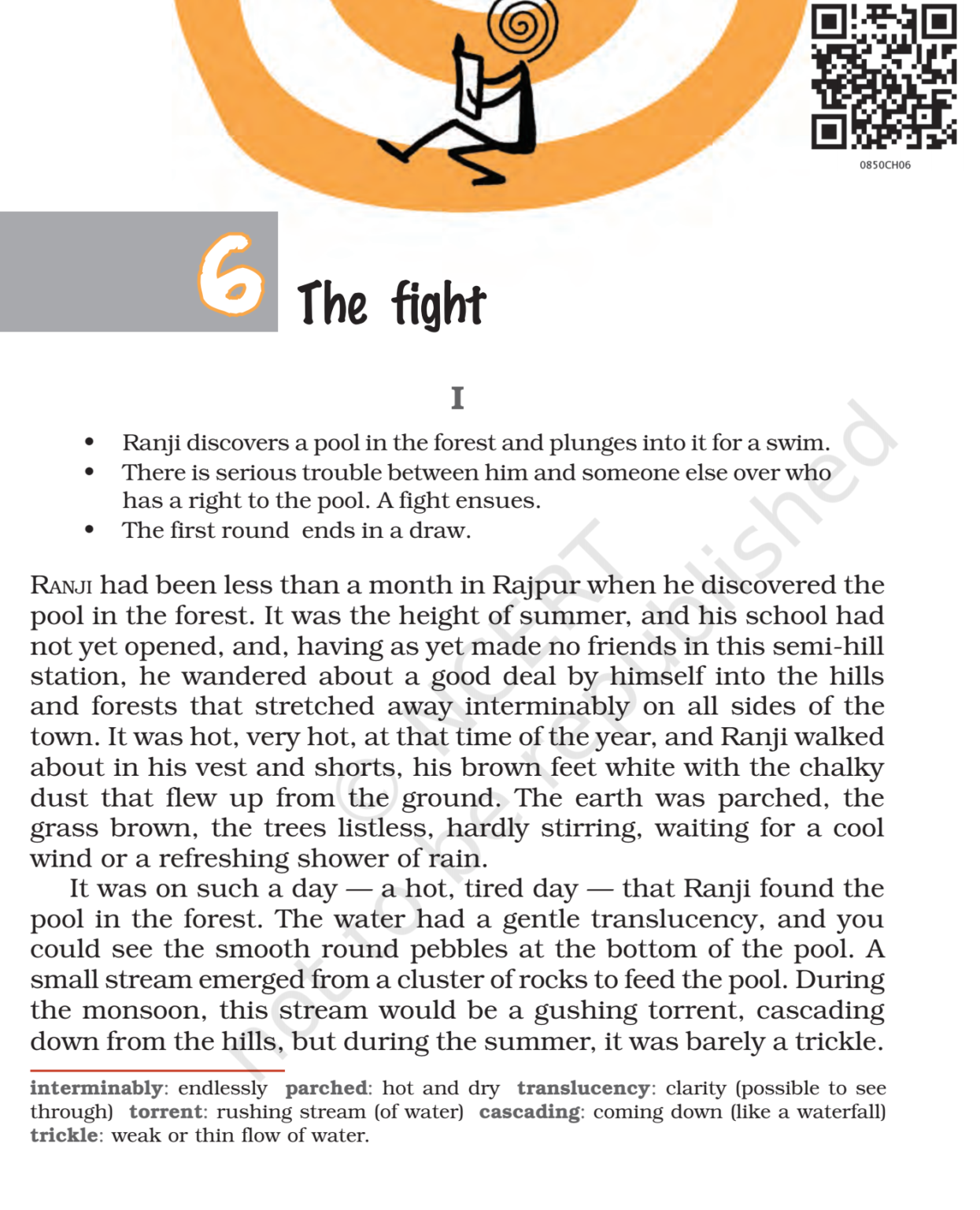 NCERT Book Class 8 (English) Chapter 6 The Fight