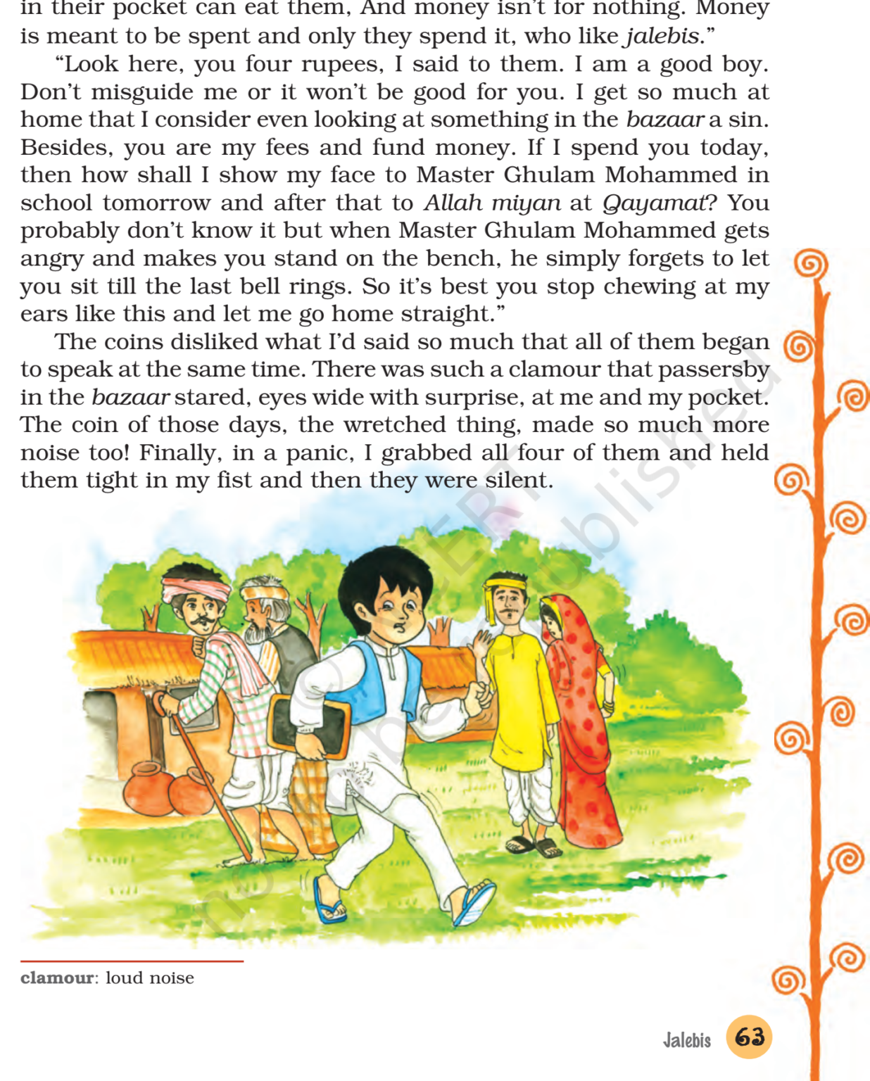 NCERT Book Class 8 (English) Chapter 8 Jalebis