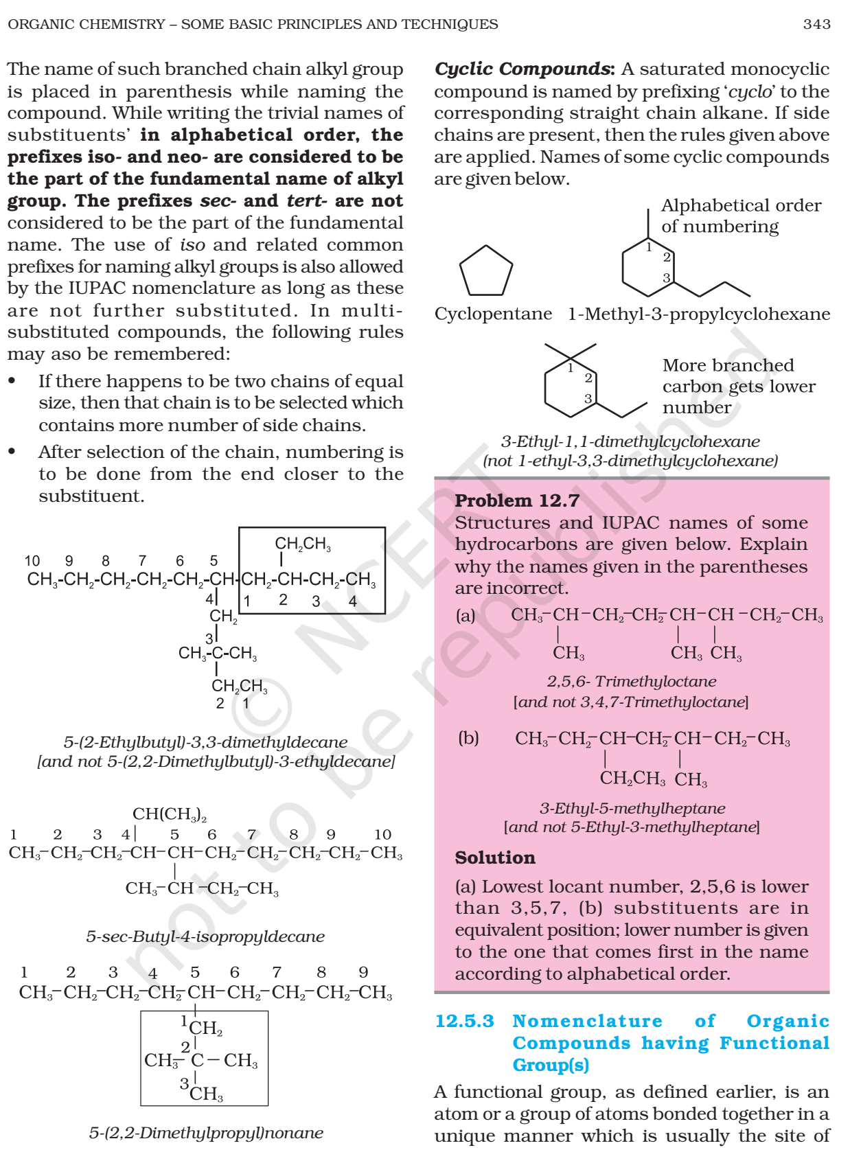 NCERT Book Class 11 Chemistry Chapter 12 Organic Chemistry Some NCERT Book Class 11 Chemistry Chapter 12 Organic Chemistry Some