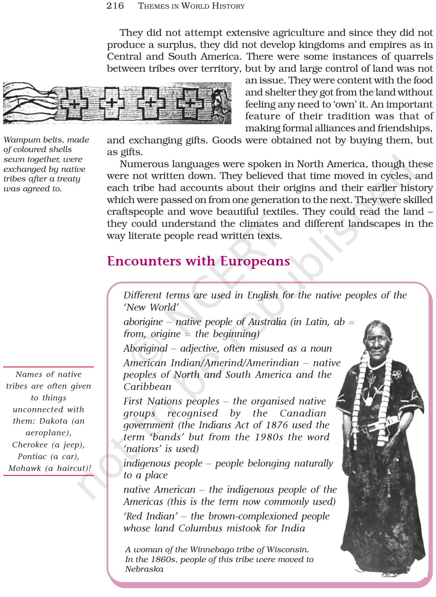 NCERT Book Class 11 (History) Chapter 10 Displacing Indigenous Peoples