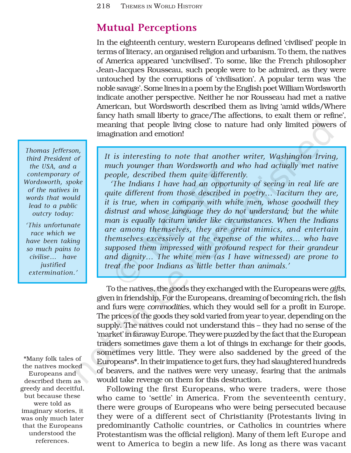 NCERT Book Class 11 (History) Chapter 10 Displacing Indigenous Peoples