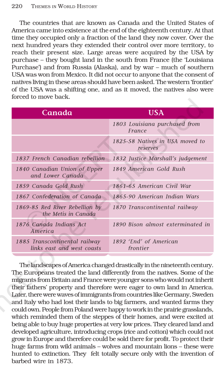 NCERT Book Class 11 (History) Chapter 10 Displacing Indigenous Peoples