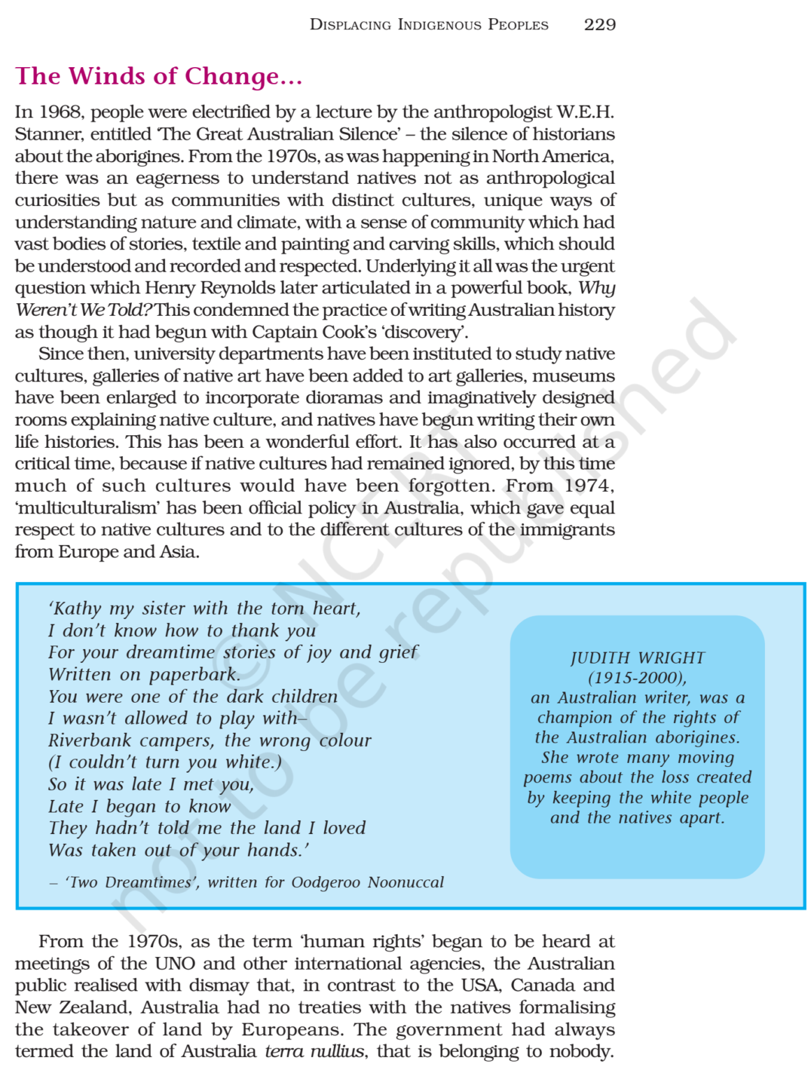NCERT Book Class 11 (History) Chapter 10 Displacing Indigenous Peoples