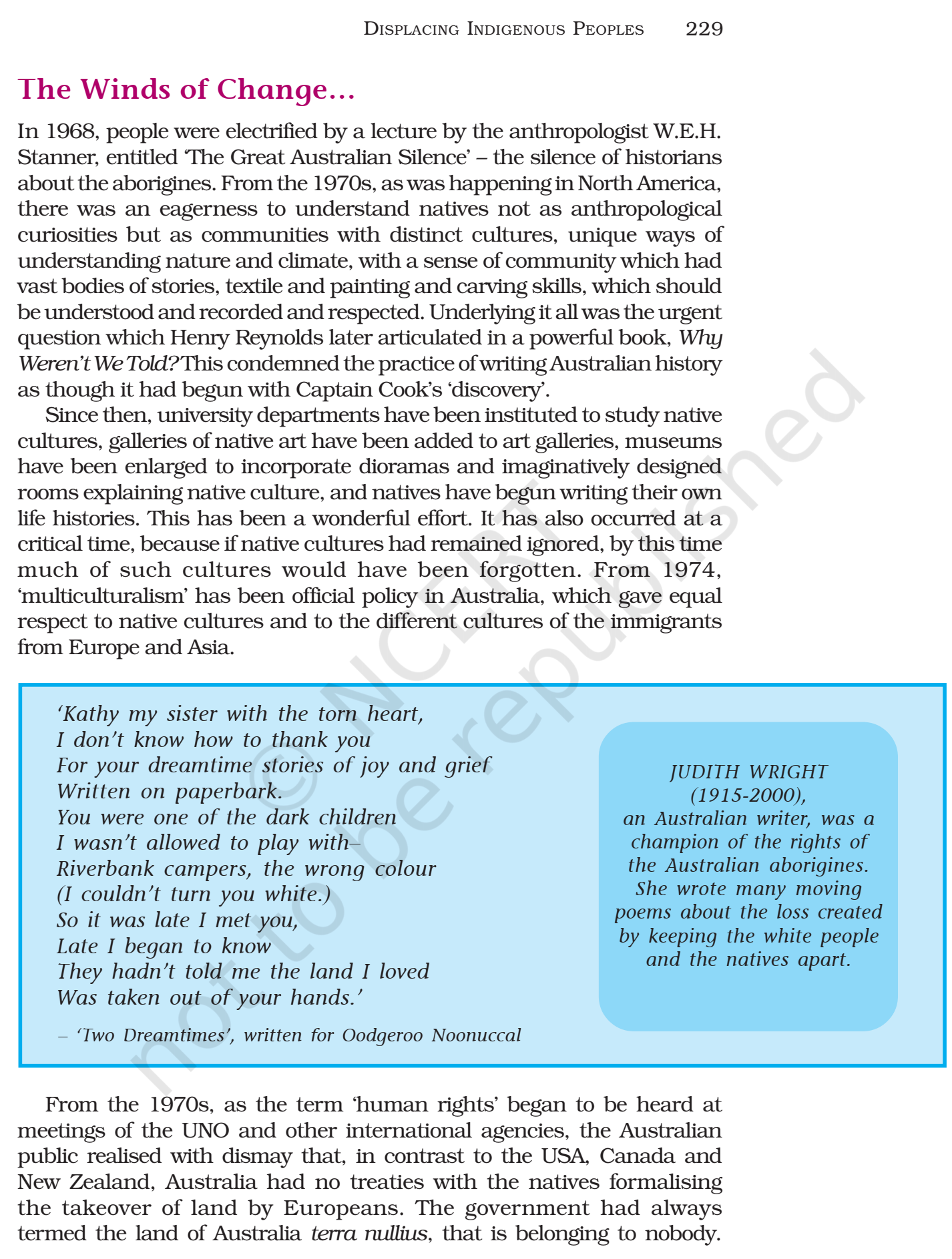 NCERT Book Class 11 (History) Chapter 10 Displacing Indigenous Peoples