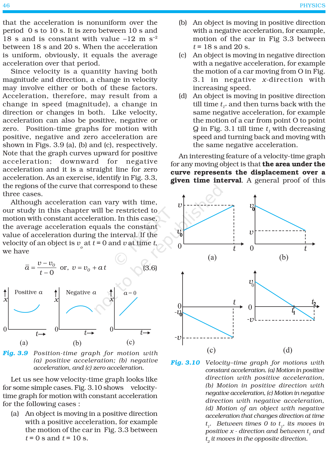 NCERT Book Class 11 (Physics ) Chapter 3 Motion in a Straight Line