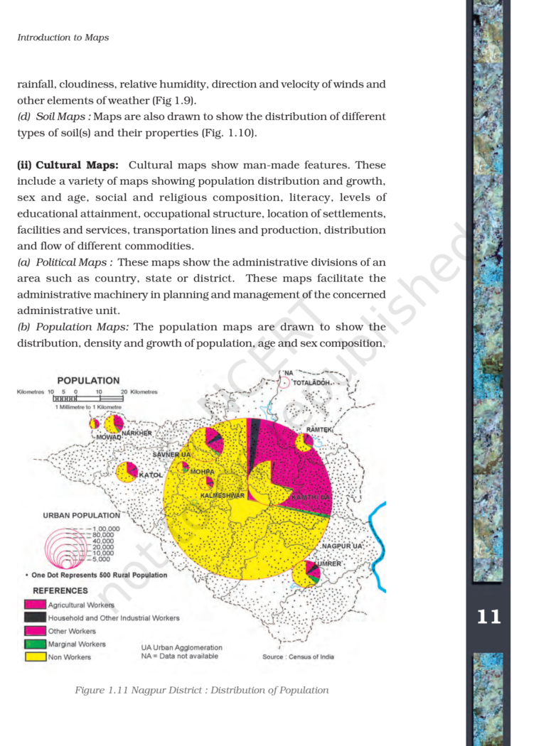 NCERT Book Class 11 (Geography) Chapter 1 Introduction to Maps