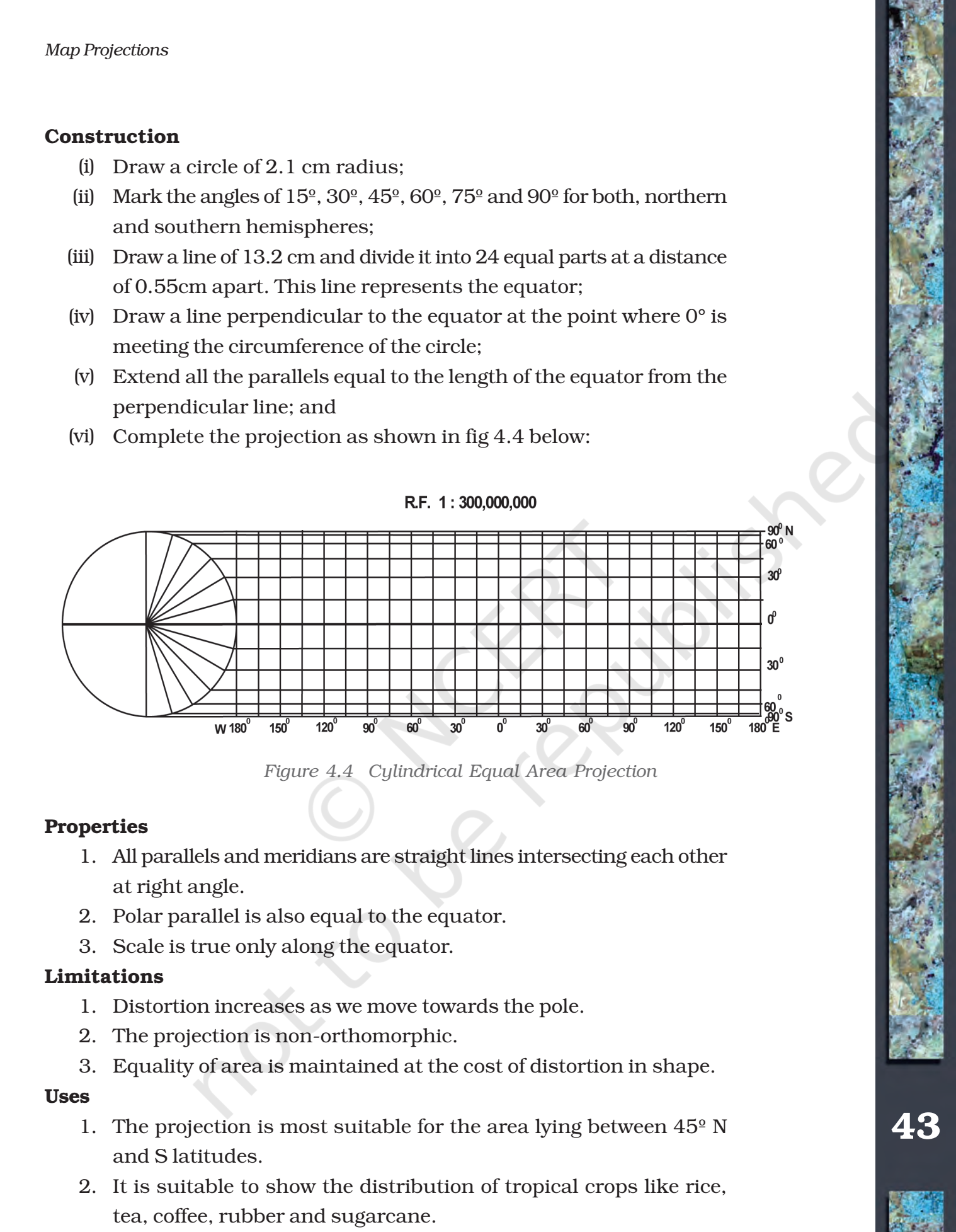 NCERT Book Class 11 (Geography) Chapter 4 Map Projections