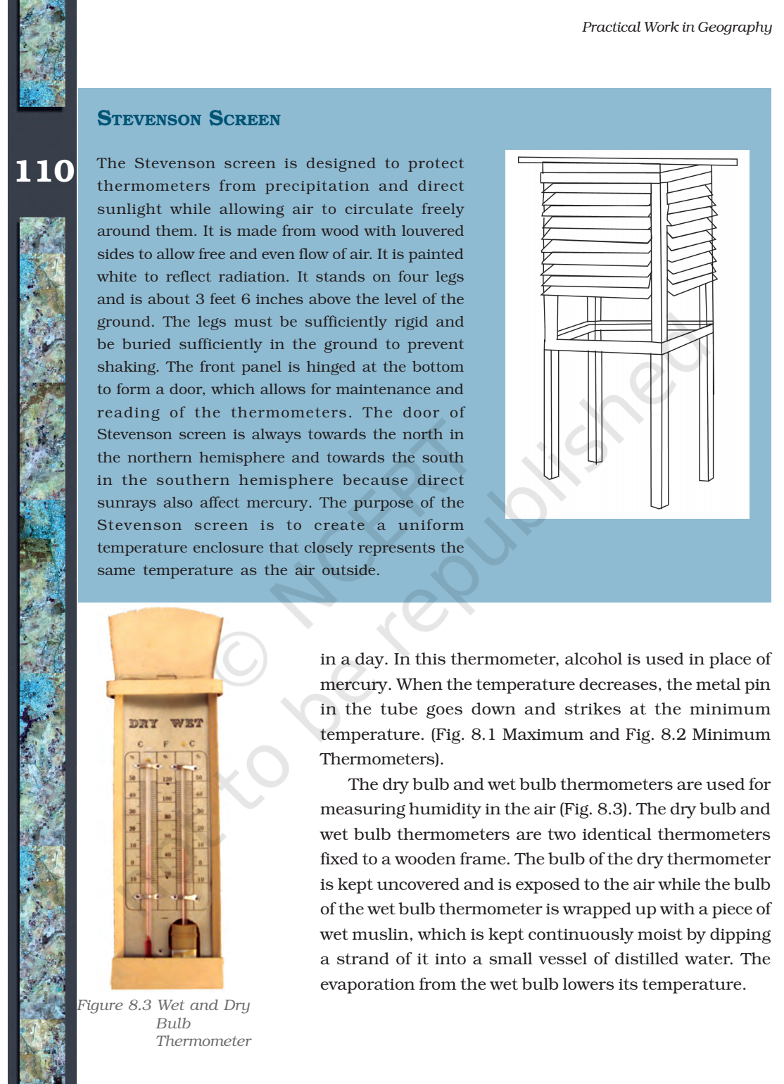 NCERT Book Class 11 (Geography) Chapter 8 Weather Instruments, Maps and ...