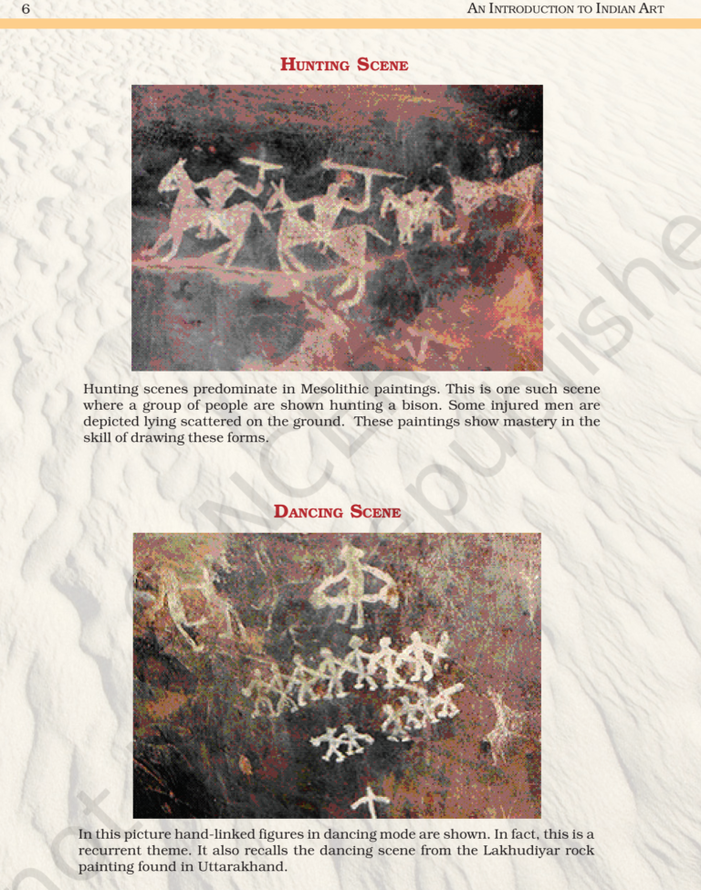 NCERT Book Class 11 (Fine Art ) Chapter 1 Prehistoric Rock Paintings.