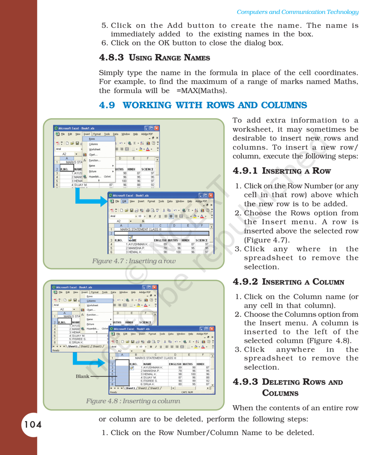 NCERT Book Class 11 (Computer Communication Technology ) Chapter 4 ...