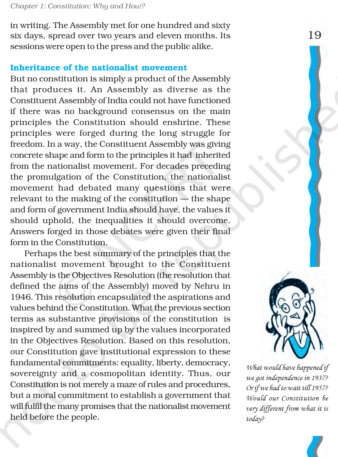NCERT Book Class 11 (Political Science) Chapter 1 Constitution: Why and ...