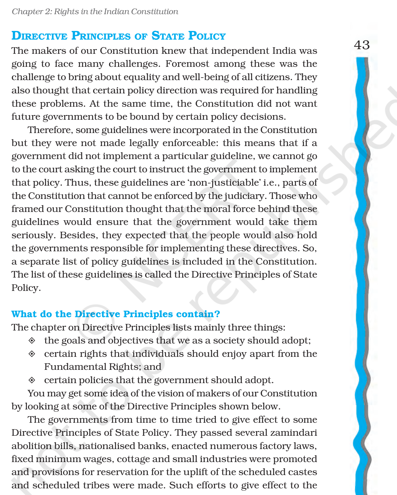 NCERT Book Class 11 (Political Science) Chapter 2 Rights in the Indian ...