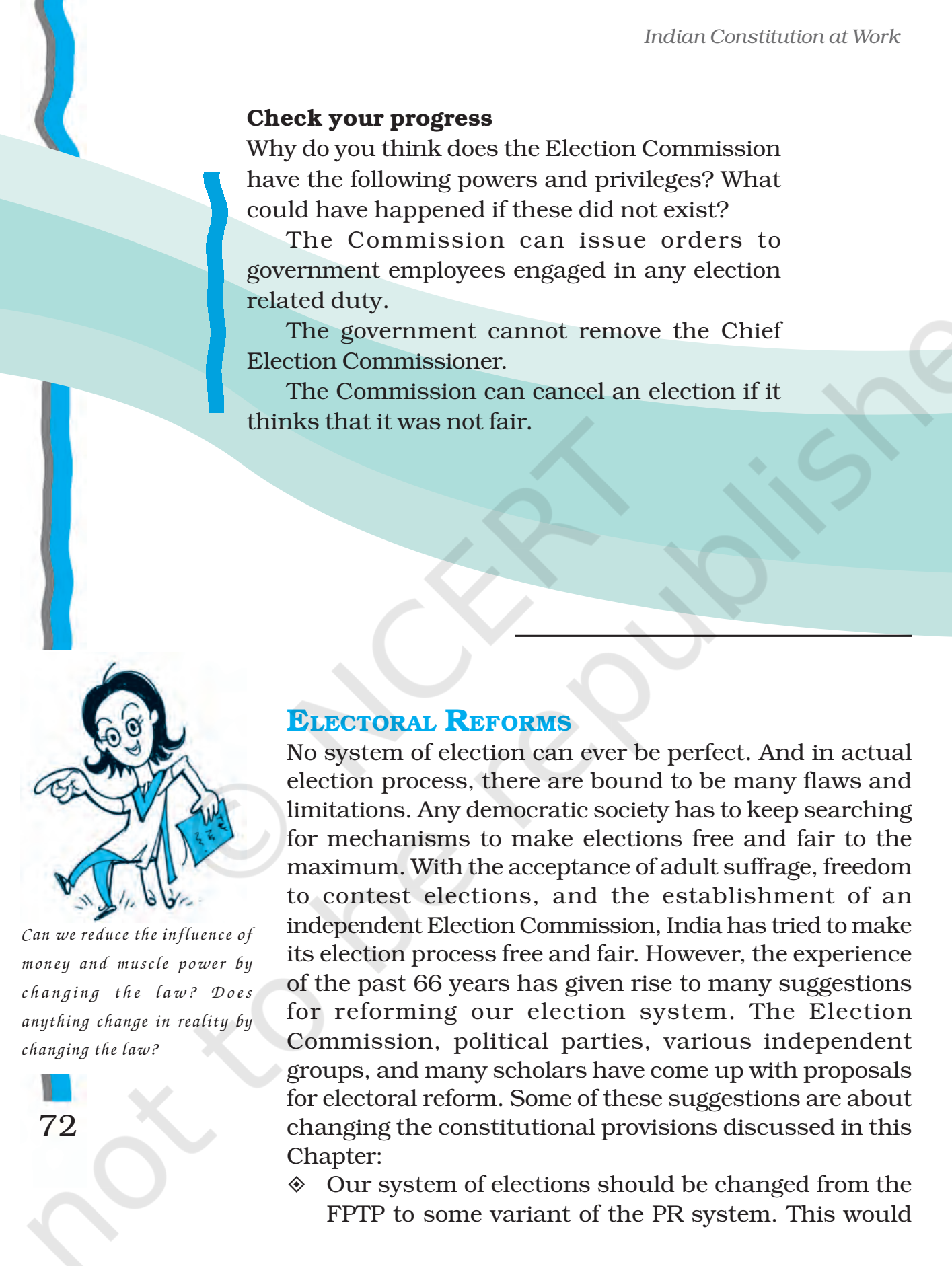 NCERT Book Class 11 (Political Science) Chapter 3 Election and ...