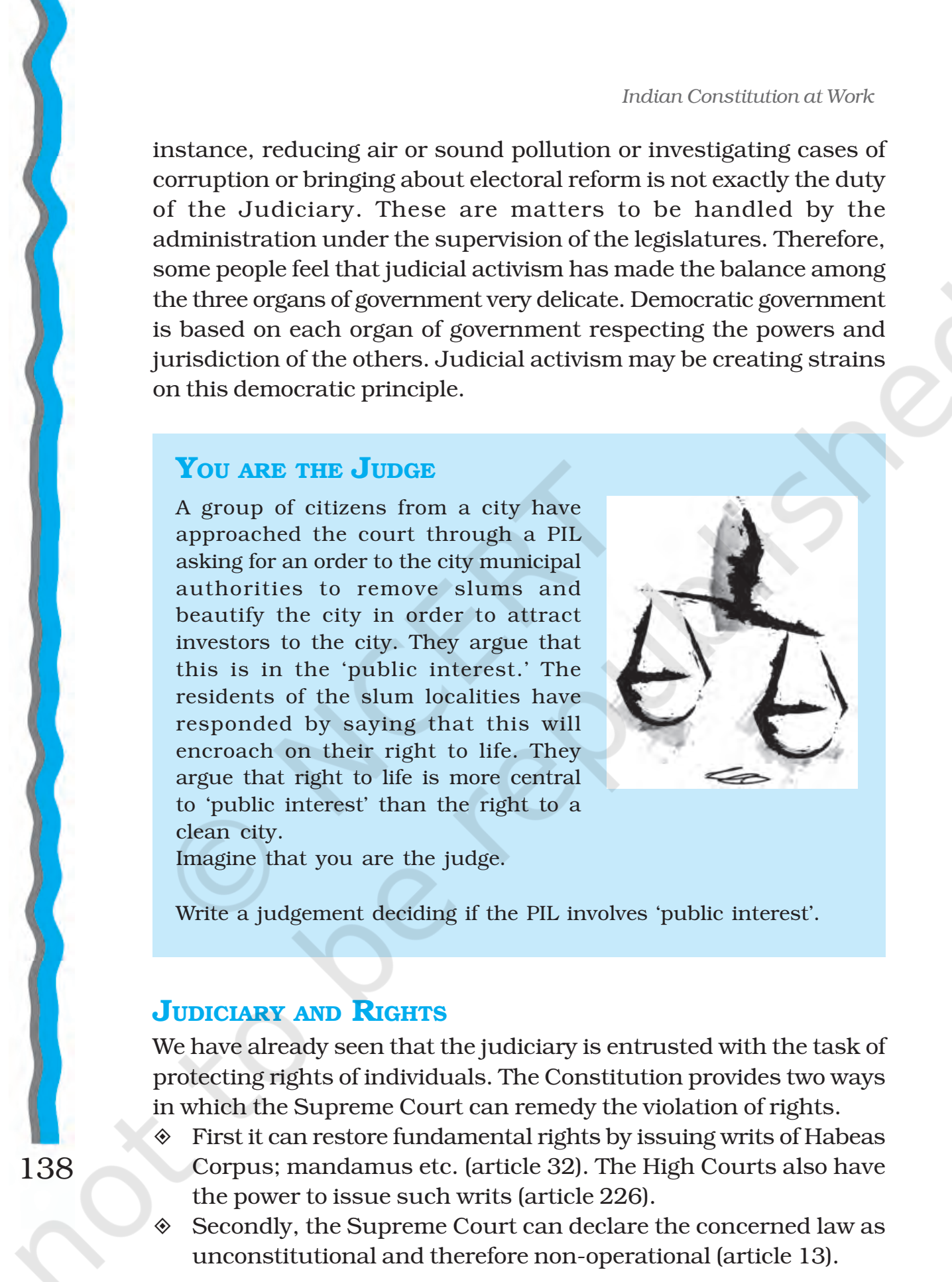 NCERT Book Class 11 (Political Science) Chapter 6 Judiciary