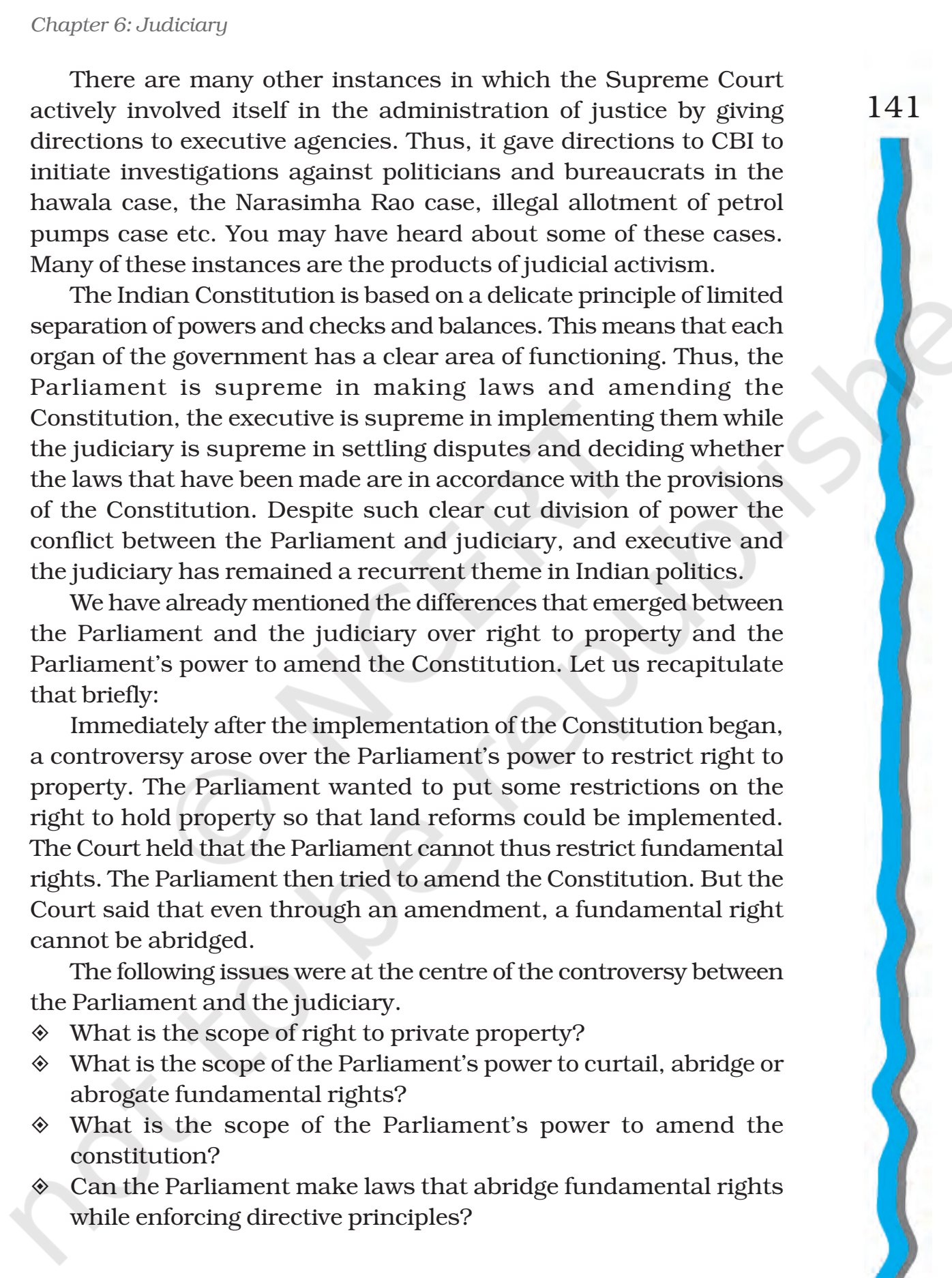 NCERT Book Class 11 (Political Science) Chapter 6 Judiciary