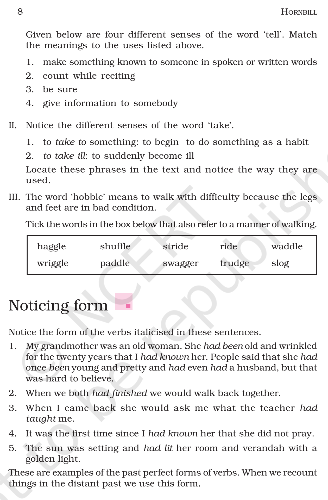 NCERT Book Class 11 (English) Chapter 1 The Portrait of a Lady