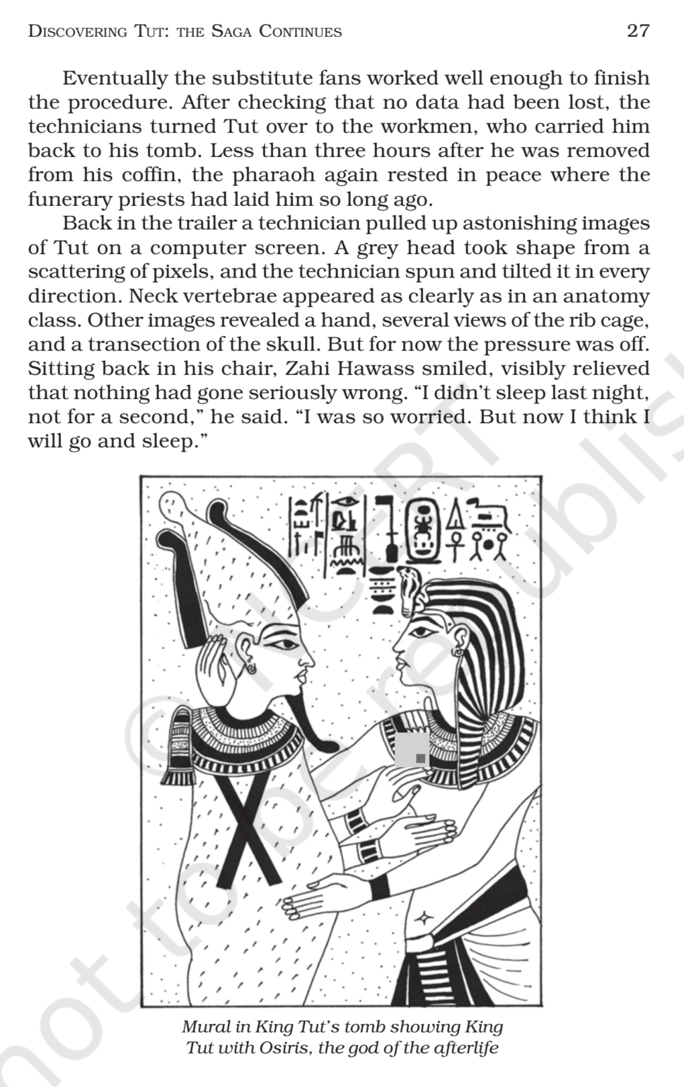 NCERT Book Class 11 (English) Chapter 3 Discovering Tut: The Saga ...
