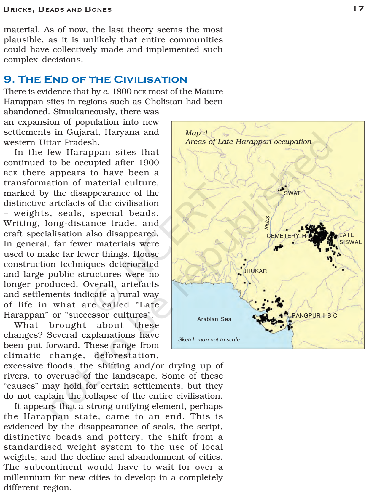 NCERT Book Class 11 (History) Chapter 1 Bricks, Beads and Bones The ...