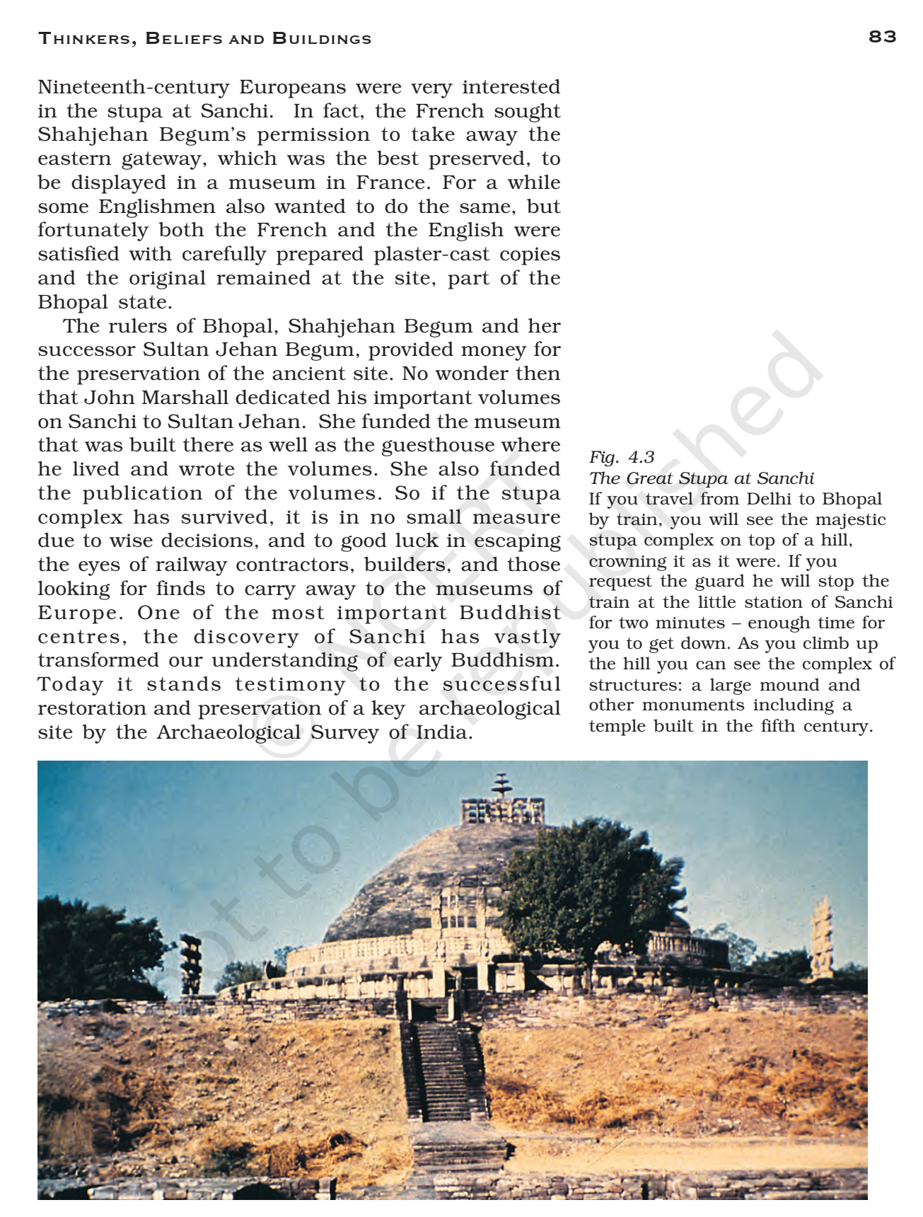 NCERT Book Class 11 (History) Chapter 4 Thinkers, Beliefs and Buildings ...