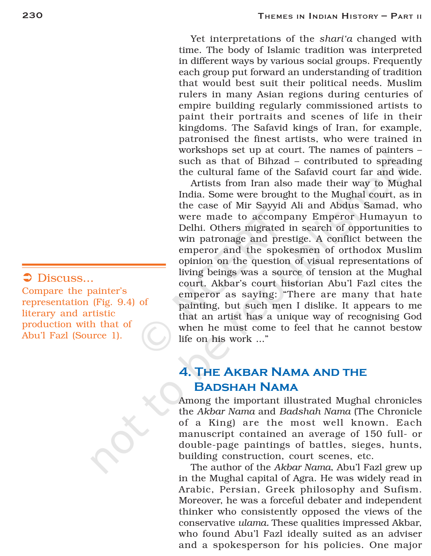 NCERT Book Class 11 (History) Chapter 9 Kings and Chronicles The Mughal ...