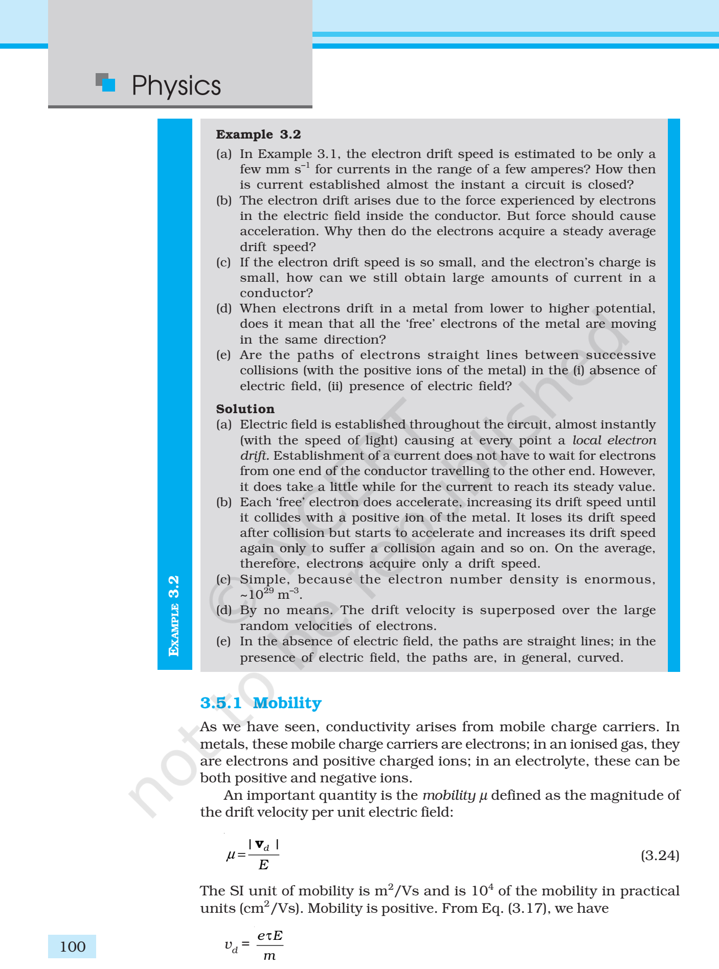 NCERT Book Class 12 (Physics) Chapter 3 Current Electricity