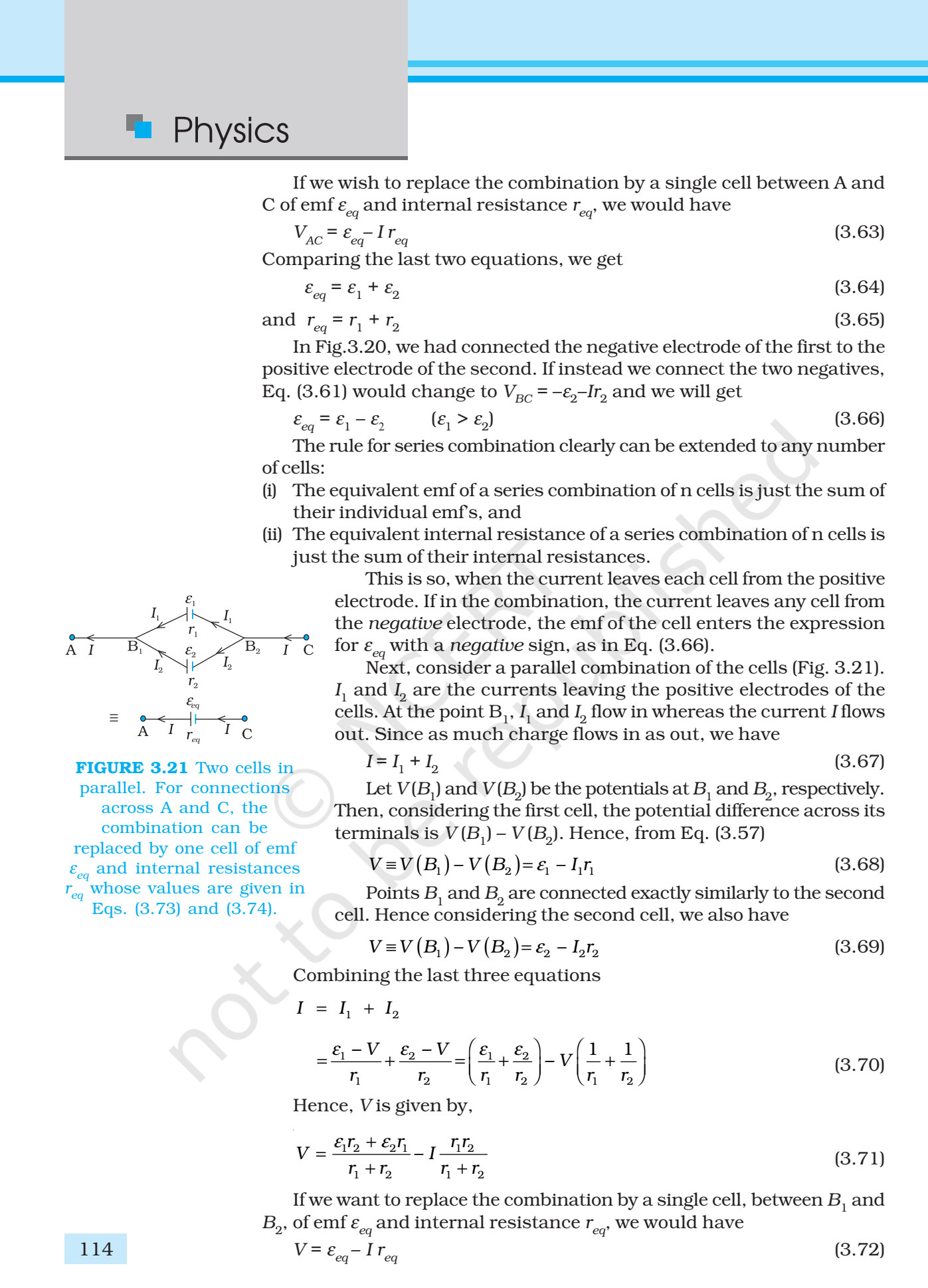 NCERT Book Class 12 (Physics) Chapter 3 Current Electricity