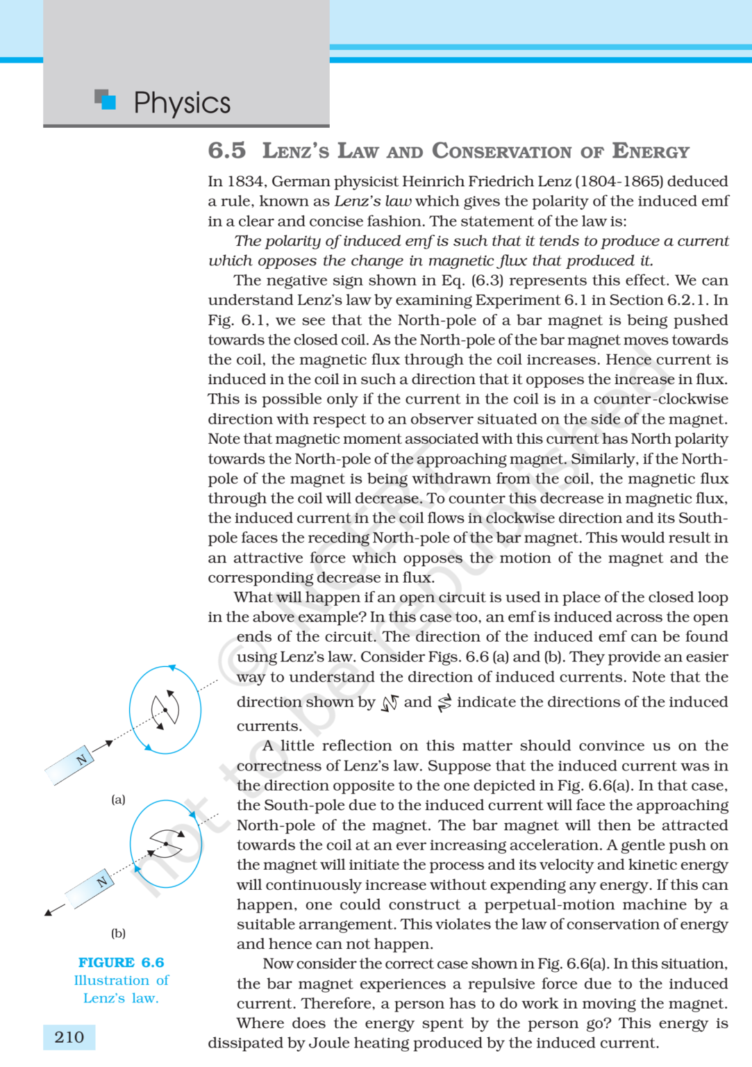 NCERT Book Class 12 (Physics) Chapter 6 Electromagnetic Induction