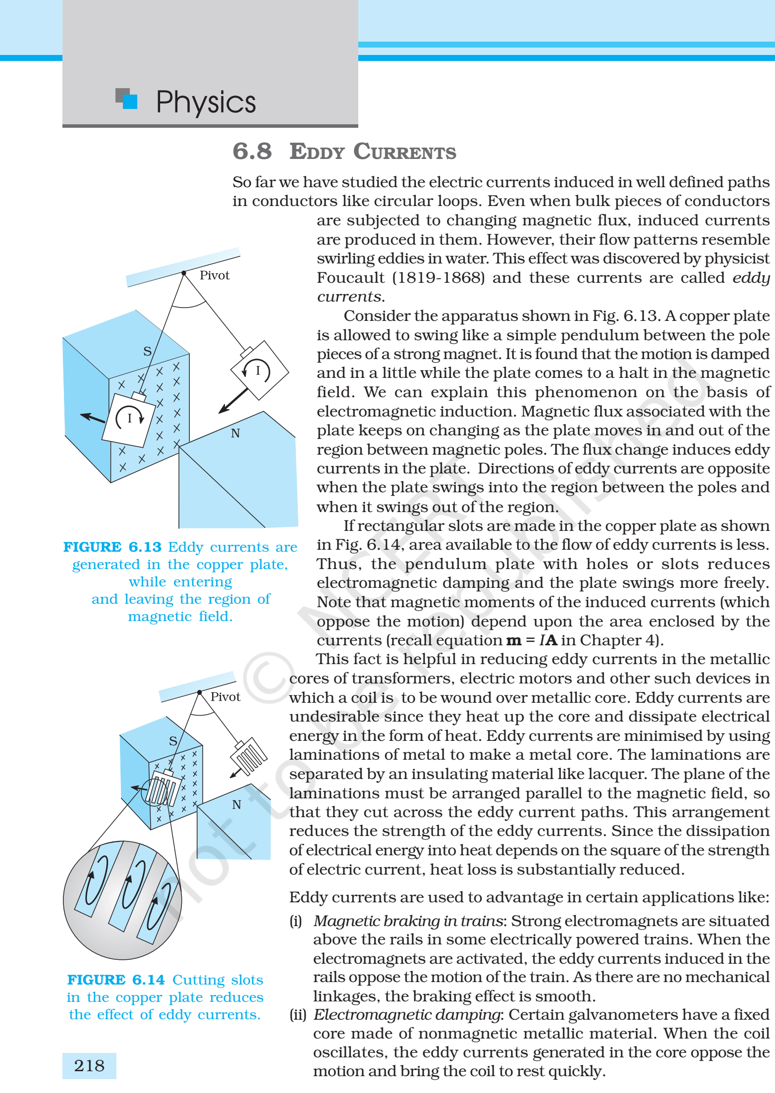 NCERT Book Class 12 (Physics) Chapter 6 Electromagnetic Induction