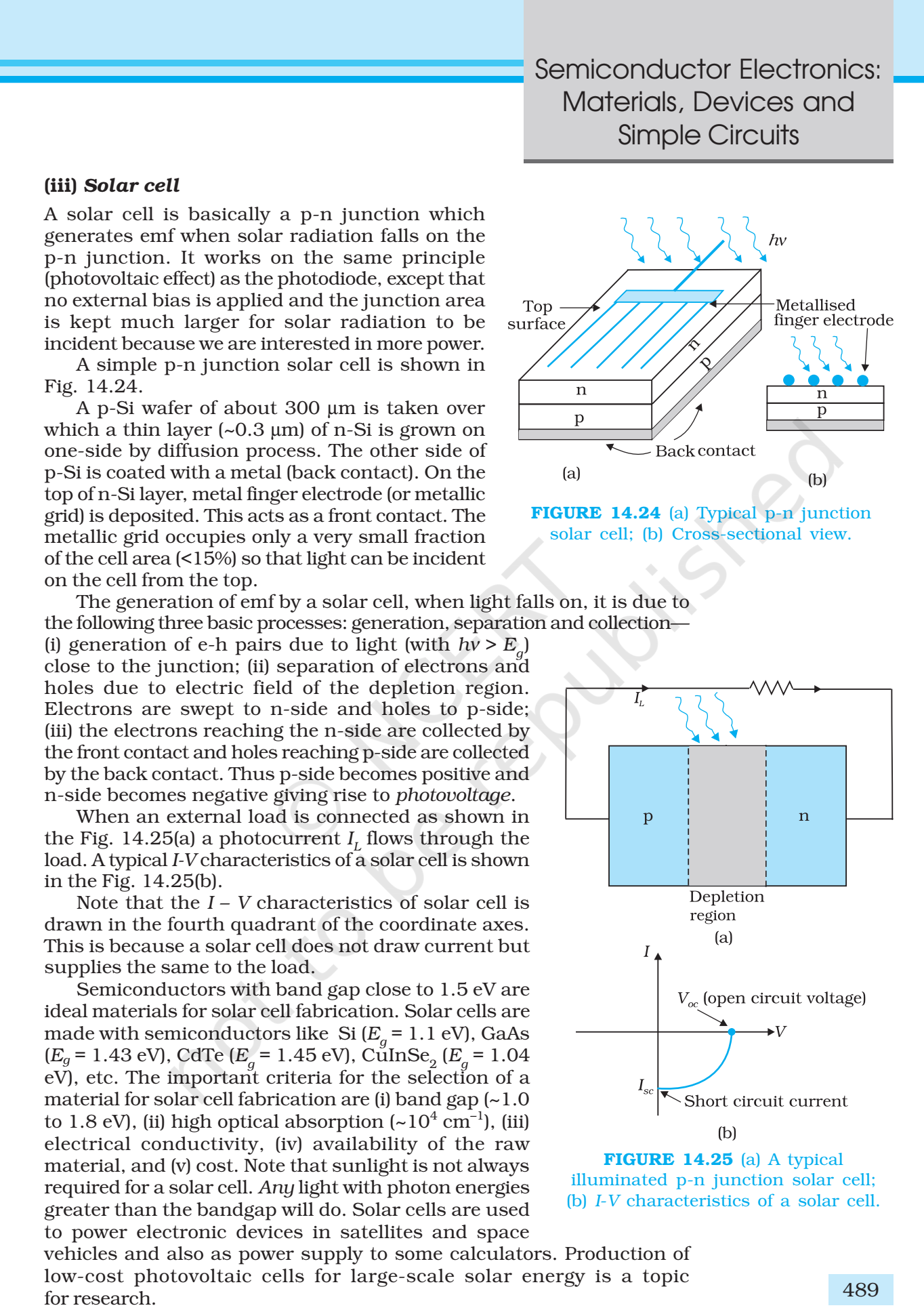 NCERT Book Class 12 (Physics) Chapter 14 Semiconductor Electronics ...
