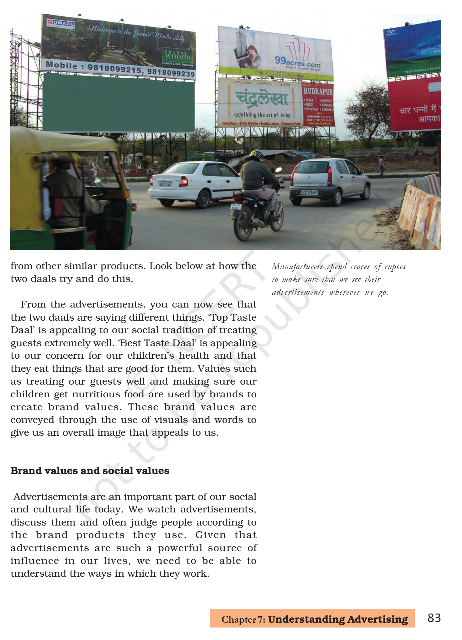 NCERT Books For Class 7 Social Science (Civics) Understanding Advertising