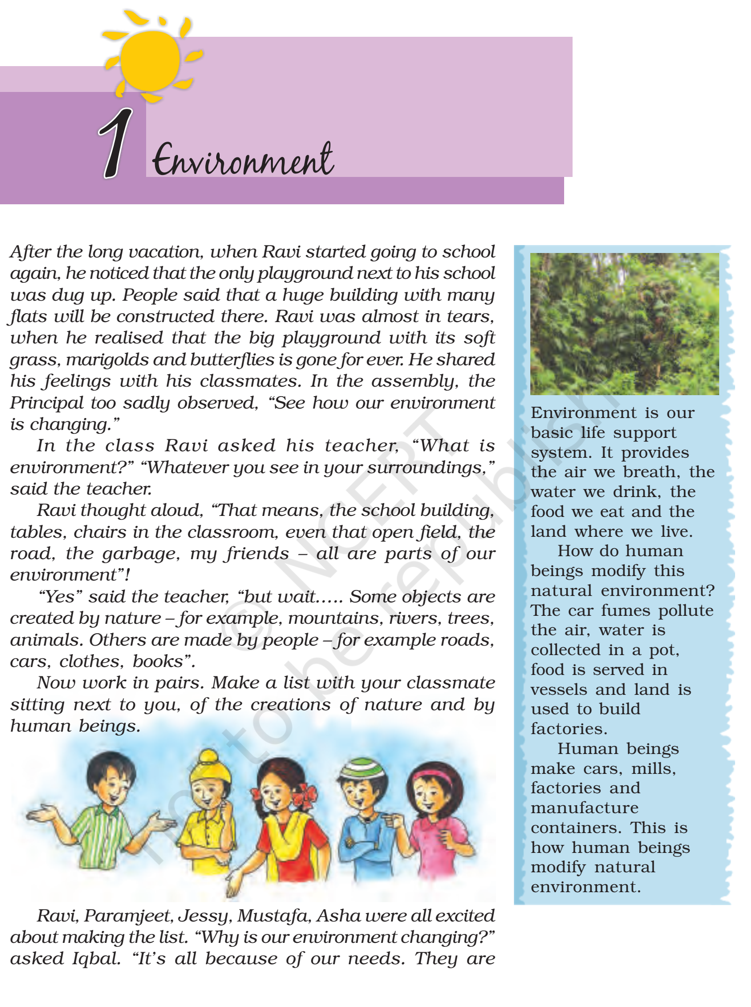 NCERT Books For Class 7 Social Science (Geography) Environment