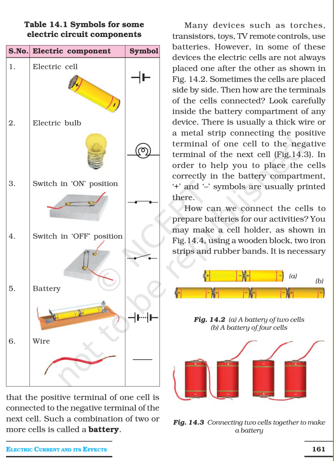 NCERT Books For Class 7 Science Electric Current and Its Effects