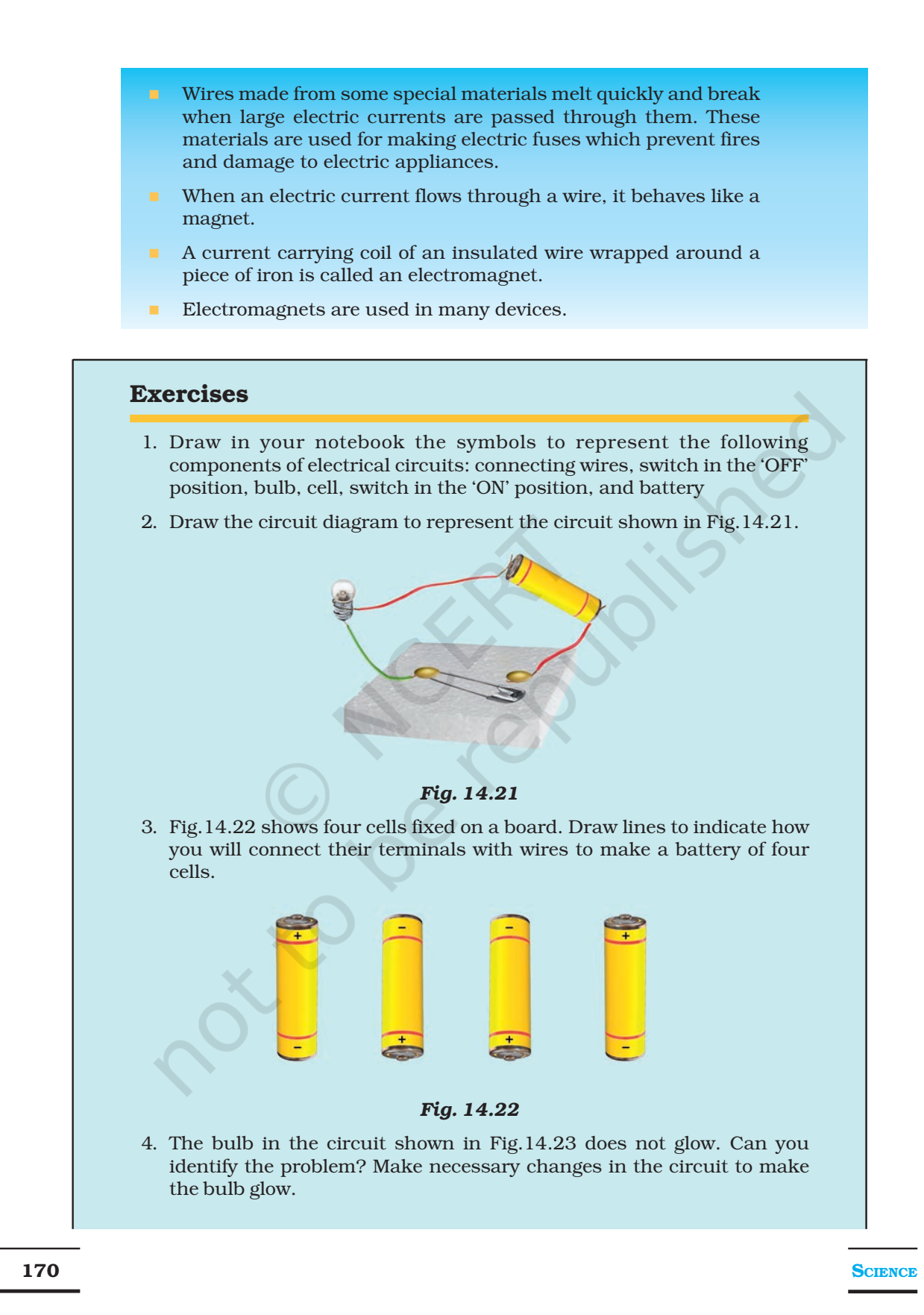 NCERT Books For Class 7 Science Electric Current and Its Effects
