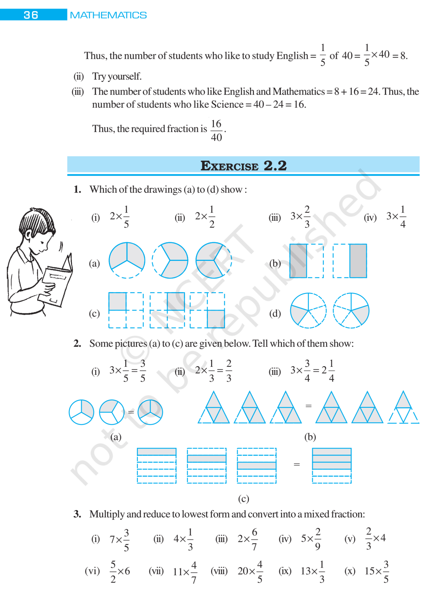 NCERT Books For Class 7 Maths Fractions and Decimals