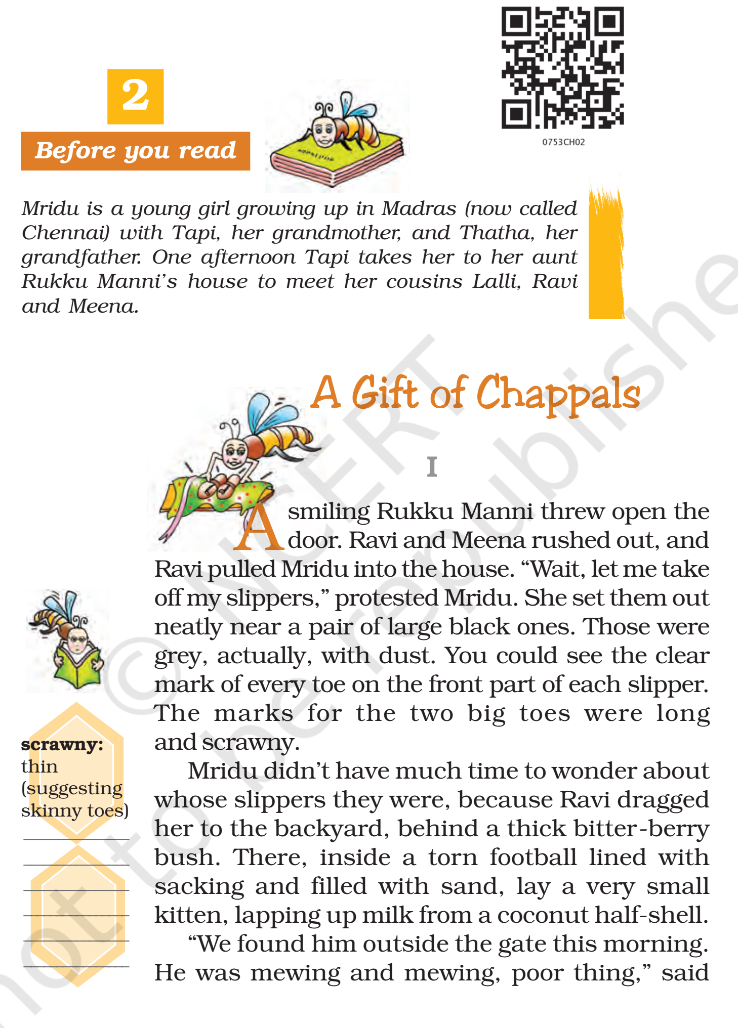 (English) NCERT Book For Class 7 Chapter 2 A Gift of a Chappal