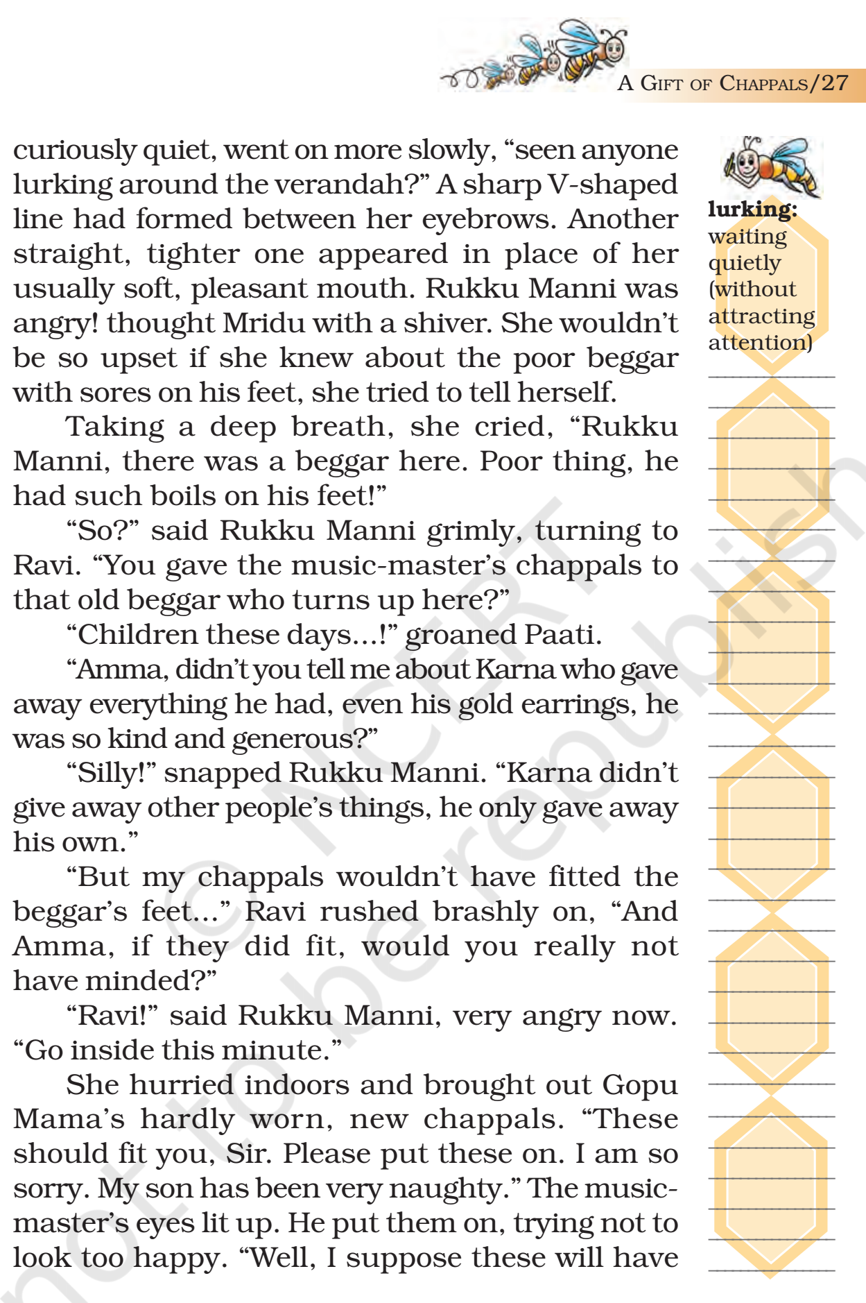 (English) NCERT Book For Class 7 Chapter 2 A Gift of a Chappal