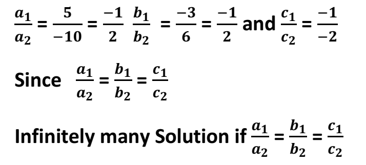 Linear Equations in two variables For Class 10 Important Questions