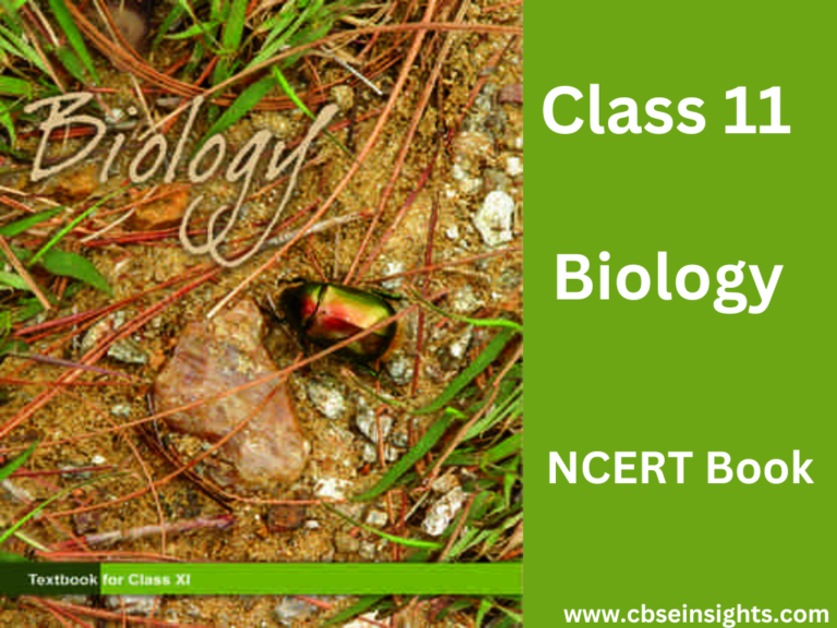 Class 11 NCERT Biology Book