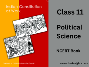 Class 11 NCERT Political Science Book