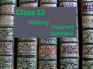 Class 12 History Important Questions